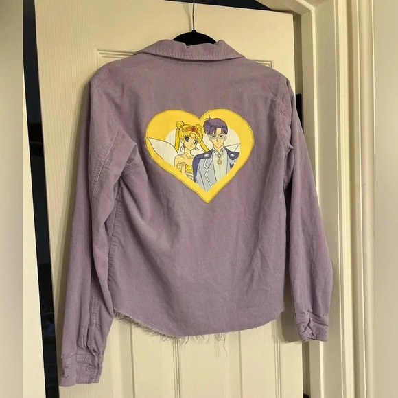 Hot Topic | Jackets & Coats | Sailor Moon Corduroy Purple Jacket Size S ...